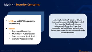 5 Common AI and RPA Myths in Insurance Debunked | PPT