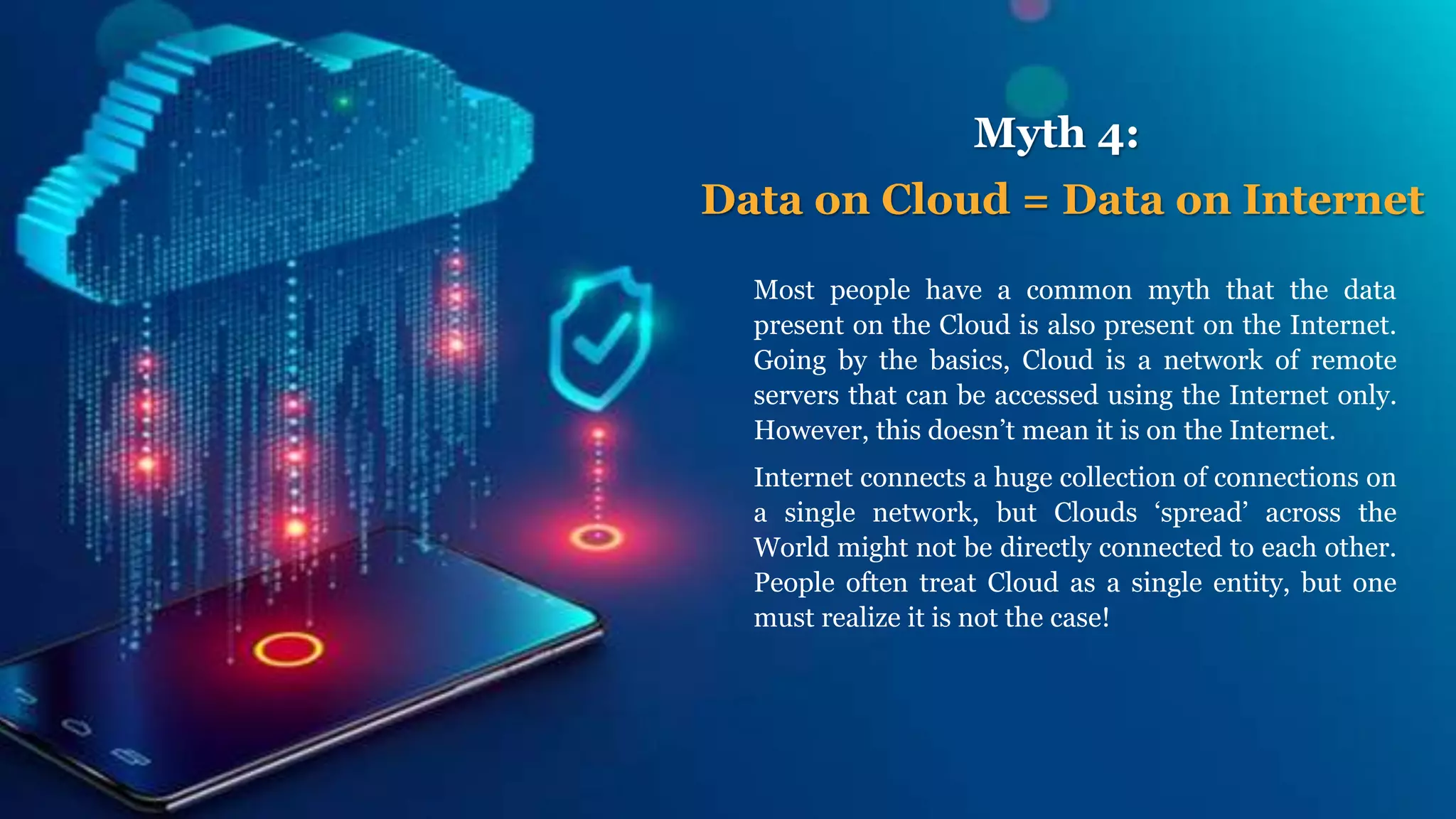 Debunking common cloud hosting myths | PPT