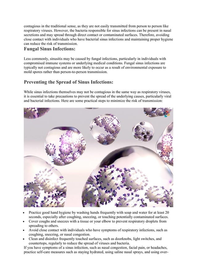 Sinus Infections: Is It Contagious Or Not? | The Lifesciences Magazine ...