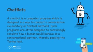 Debunking the Myths of ChatBots | PPT