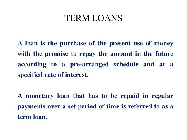 Debuntures And Term Loans debuntures-and-term-loans