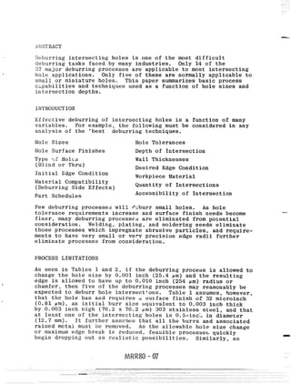 Deburr small-intersecting-holes | PDF