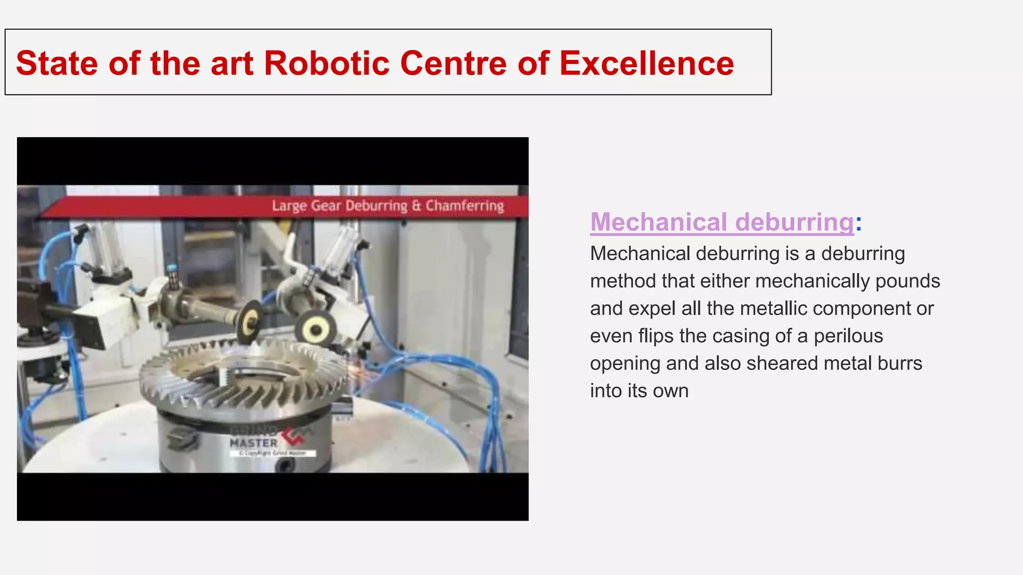 Deburring machine solution by grind master | PPT