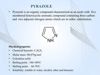 Debus- Radziszewski Imidazole Synthesis, Knorr Pyrazole Synthesis | PPTX
