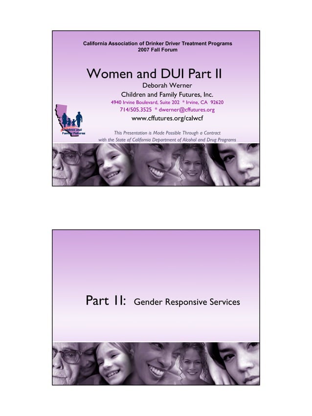 Deb Werner Dui And Women Part 2 | PDF | Physical Therapy | Wellness