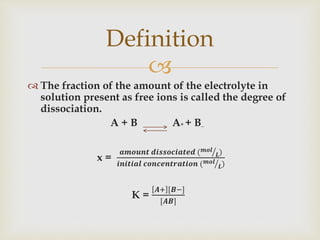 Debye huckle theory | PPTX