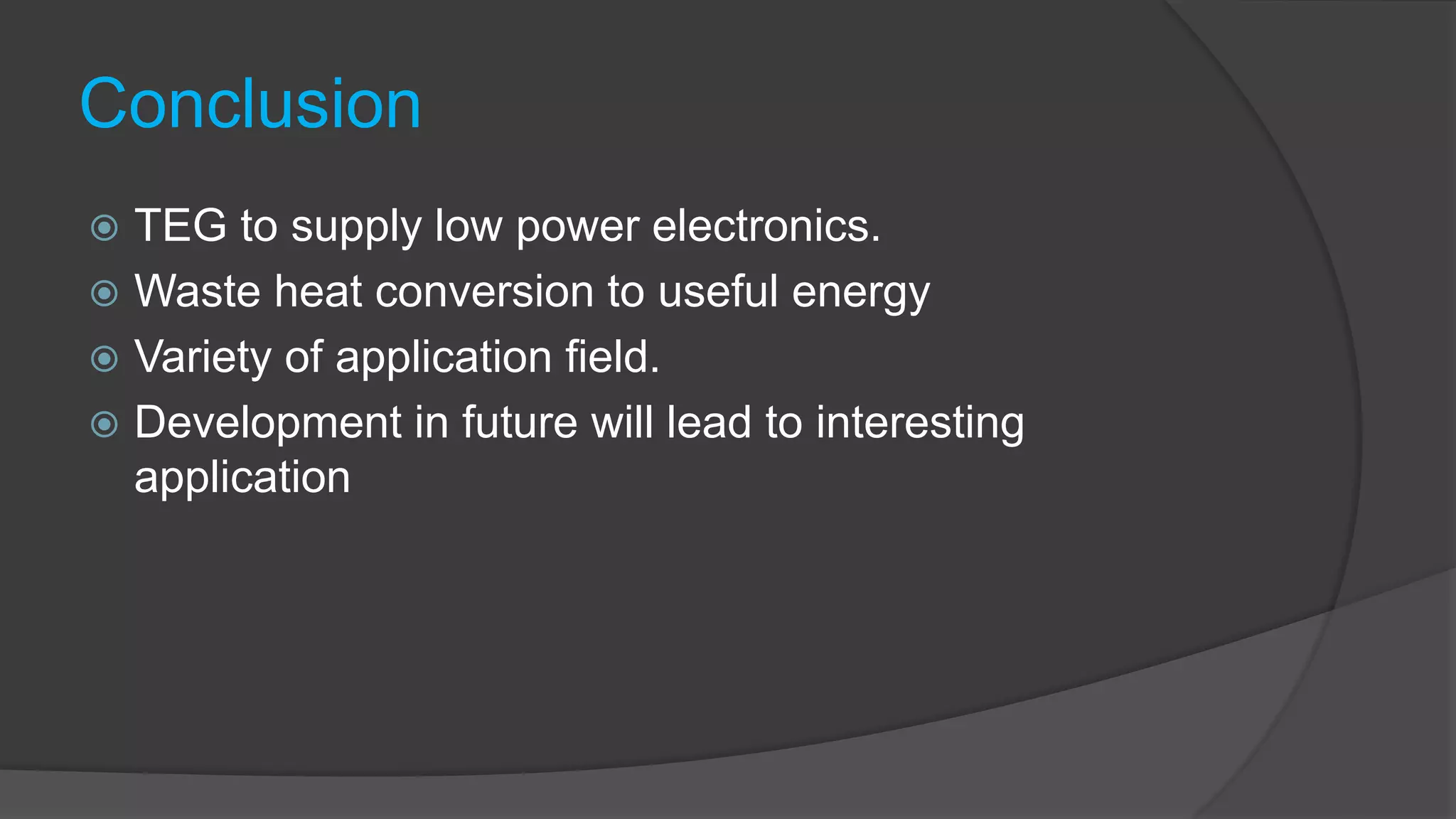 Thermo Electric Generator | PPT