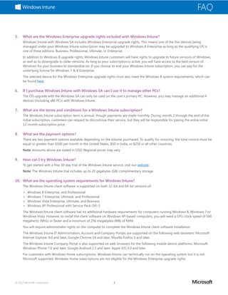 Microsoft Intune FAQ - From Atidan | PDF