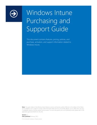 Microsoft Intune Purchase Guide - From Atidan | PDF