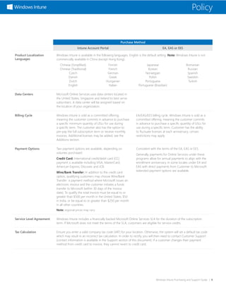 Microsoft Intune Purchase Guide - From Atidan | PDF
