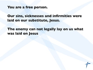 Jesus, Our Substitute For Sin and Sickness | PDF