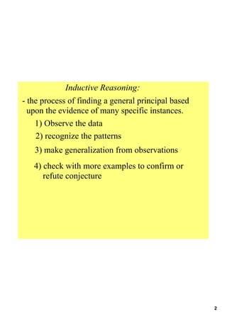 Dec. 8 Inductive And Deductive Reasoning | PDF