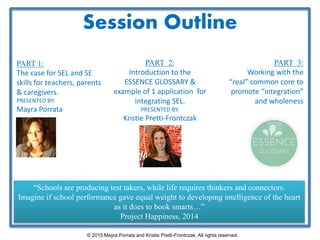 Integrating SEL in Early Childhood Education: Getting to the Heart of ...