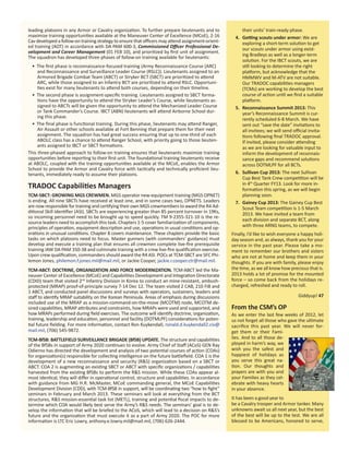 Thunderbolt Blast- Dec 12 Monthly Armor School Newsletter | PDF