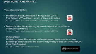 Salesforce Apex Hours:-Mitigate with Mono-Purpose Microservices | PPT