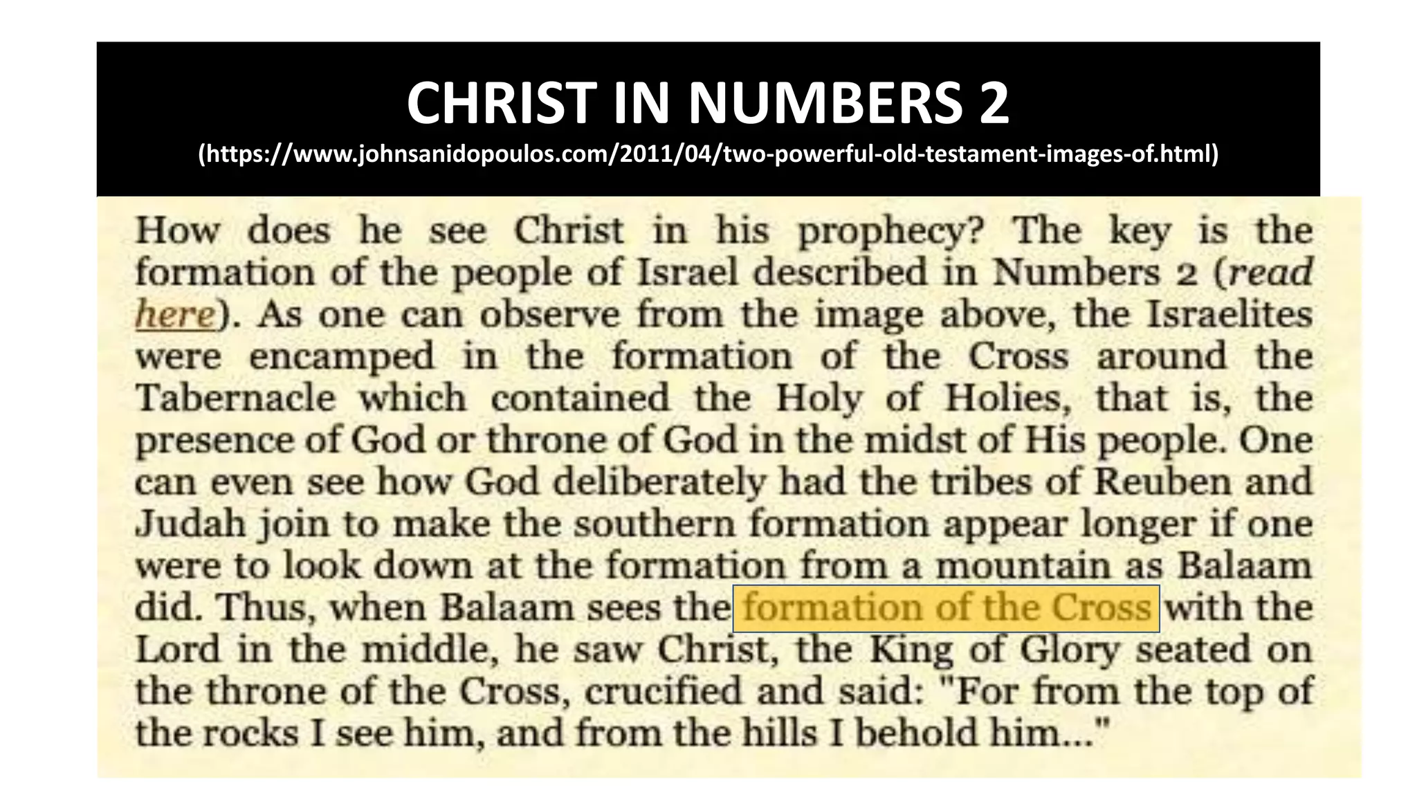 Dec 17 _JESUS FORESHADOWED IN THE BOOKS OF THE BIBLE | PPT