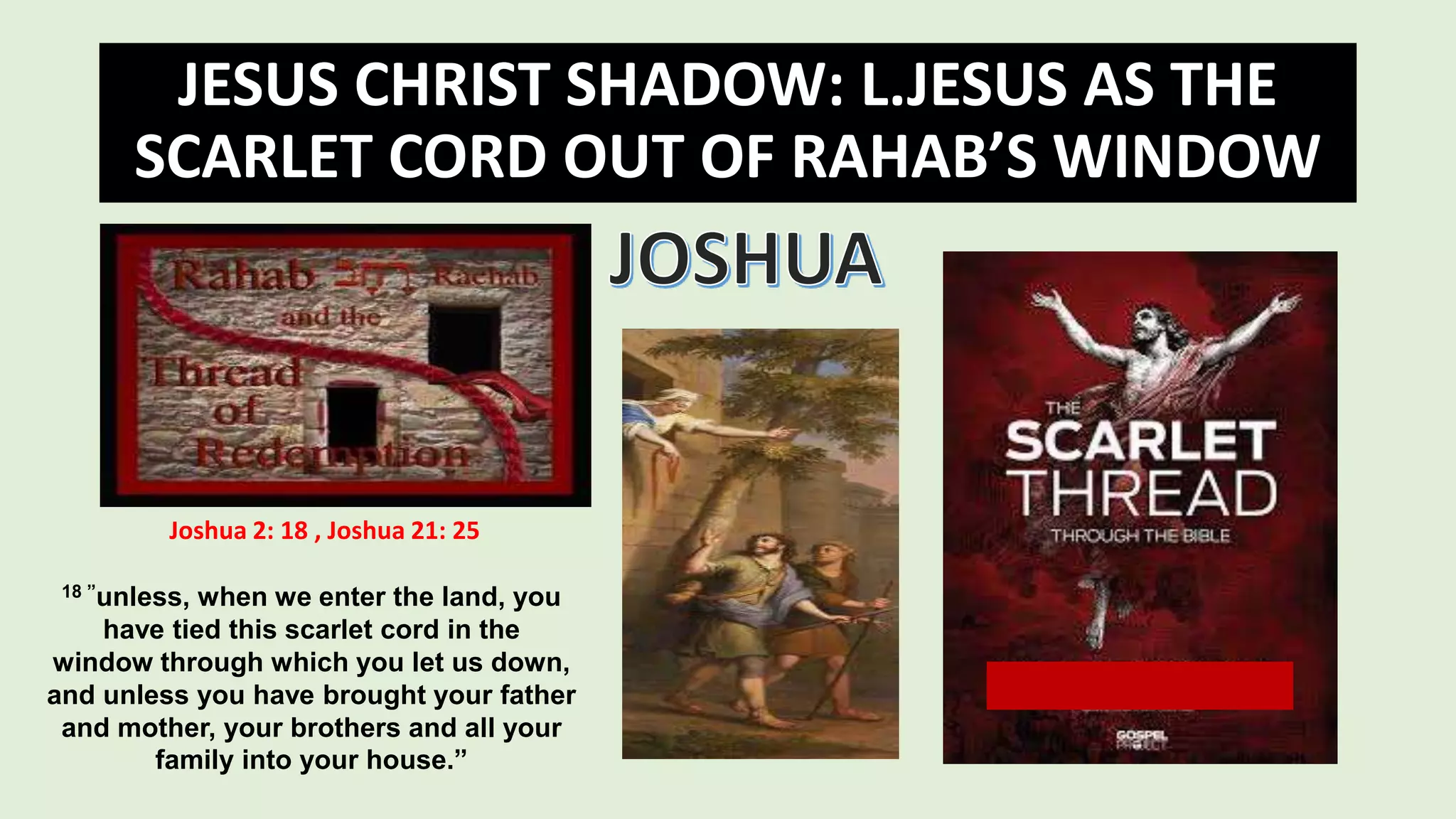 Dec 17 _JESUS FORESHADOWED IN THE BOOKS OF THE BIBLE | PPT