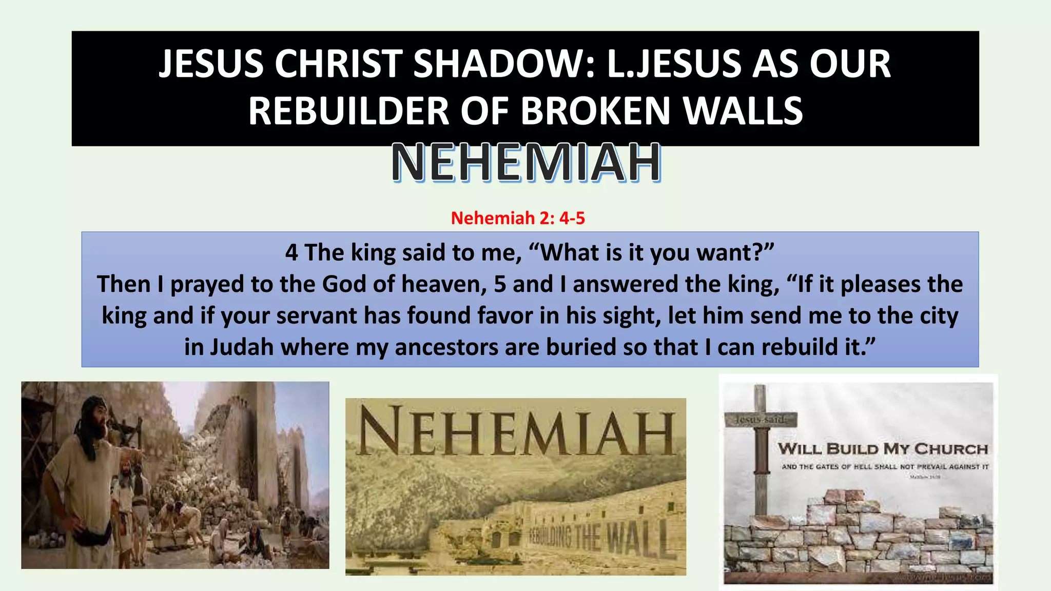 Dec 17 _JESUS FORESHADOWED IN THE BOOKS OF THE BIBLE | PPT