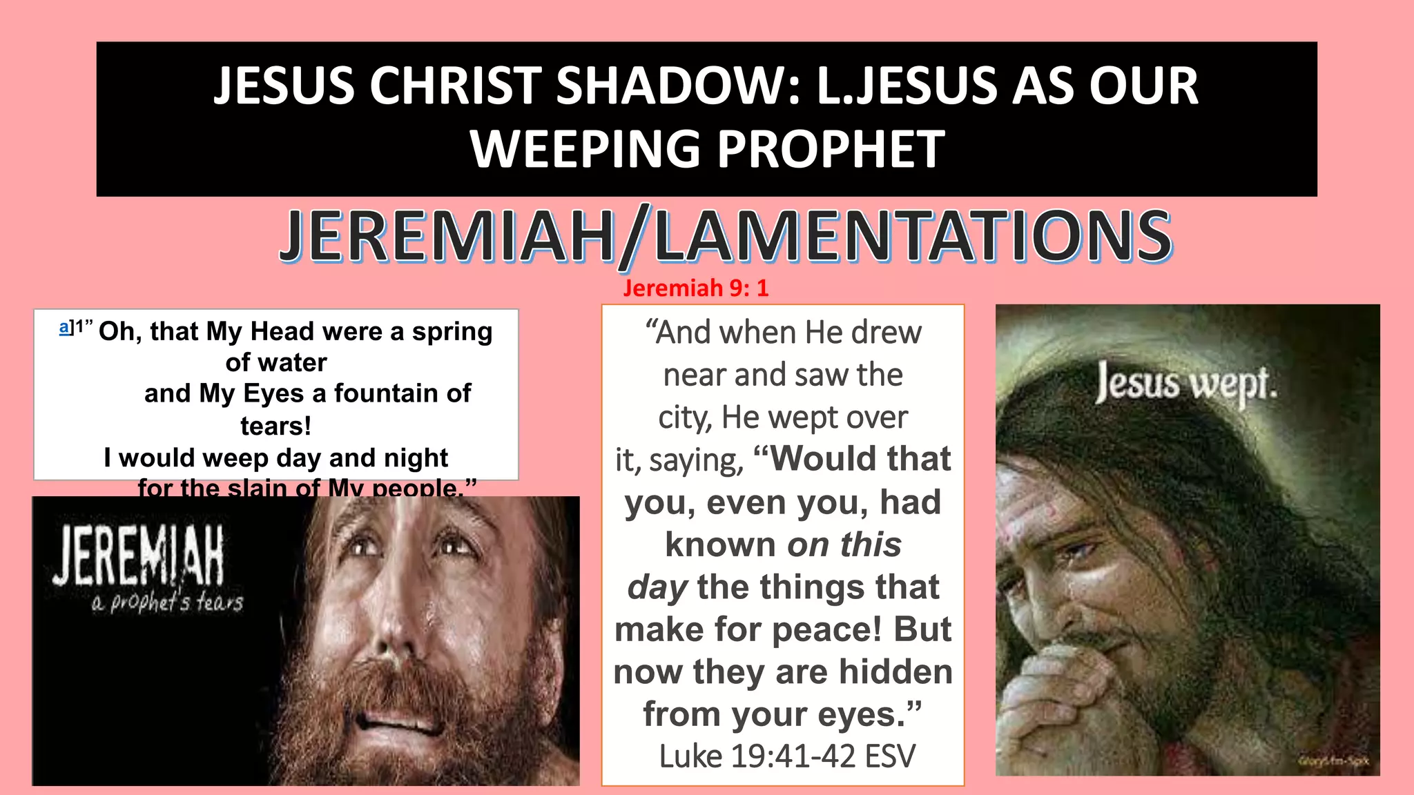 Dec 17 _JESUS FORESHADOWED IN THE BOOKS OF THE BIBLE | PPT