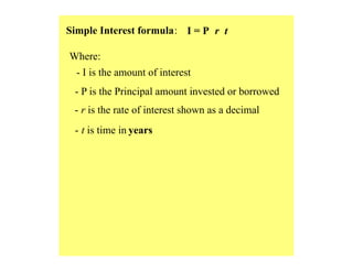 Dec 17 Simple Interest | PDF | Interest Rates | Economy