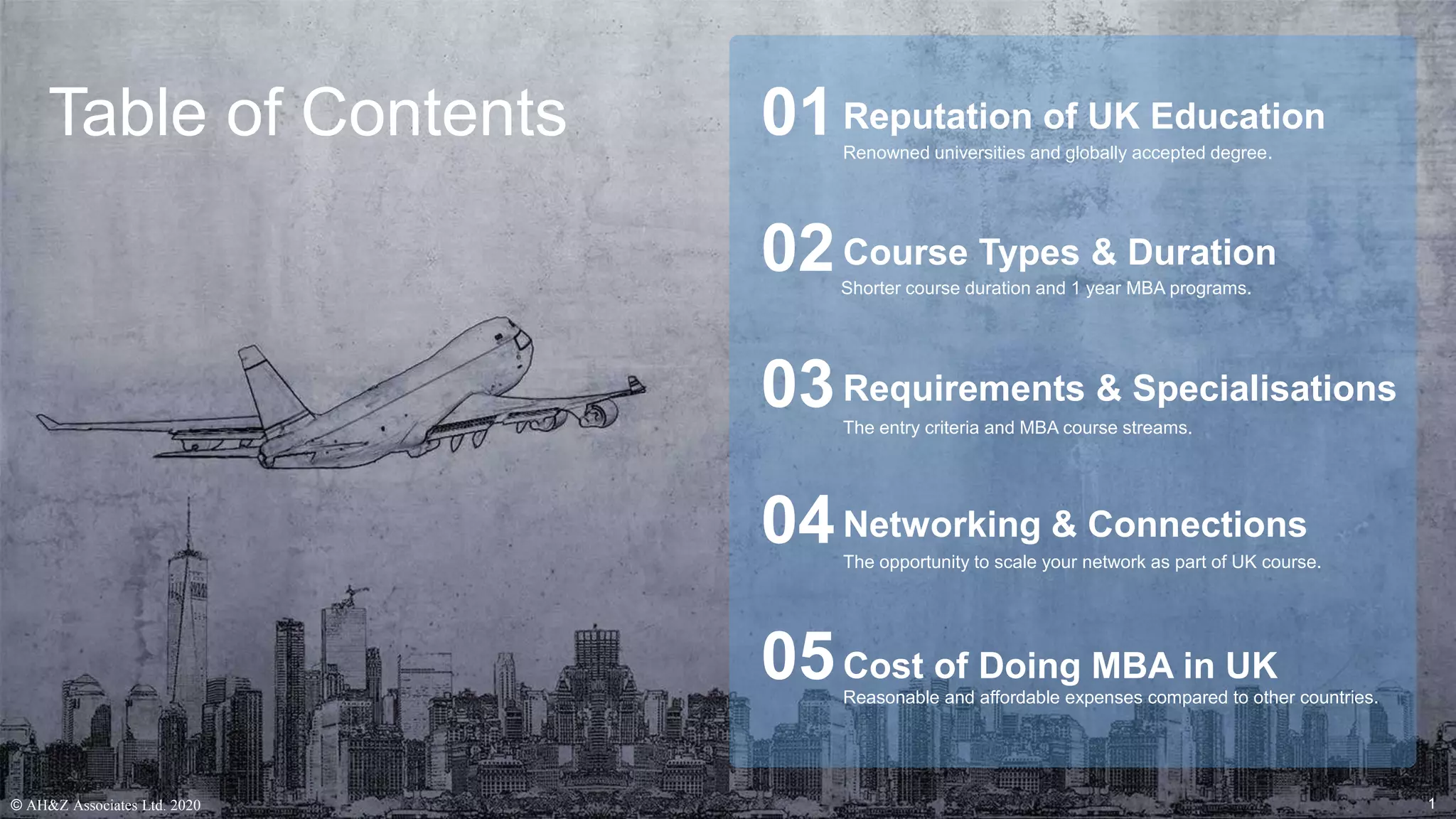 Why Study MBA in UK | PPT