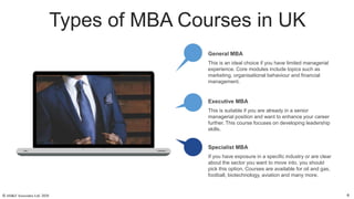 Why Study MBA in UK | PPT