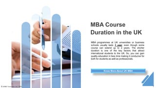 Why Study MBA in UK | PPTX