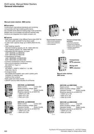 02- Manual Motor Starter - Fuji Electric | PDF