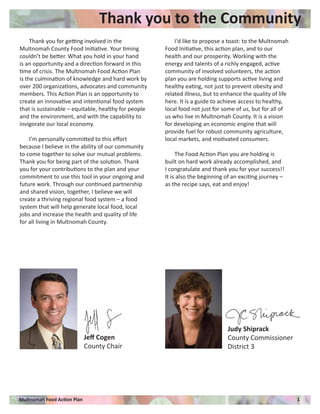 Grow and Thrive: Strategic Planning for Local a Sustainable Food System ...