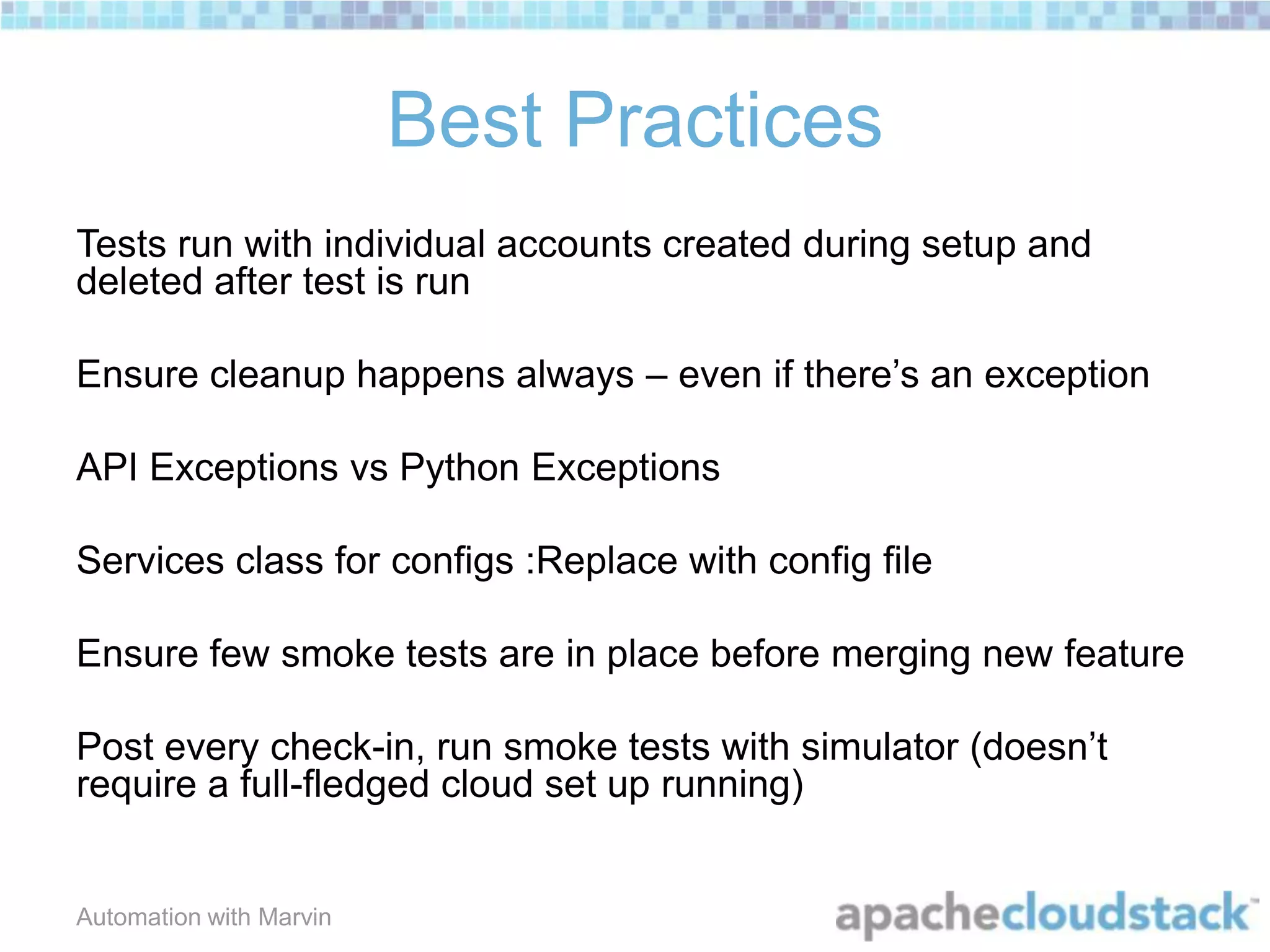 Automation Using Marvin Framework by Sowmya Krishnan | PPTX