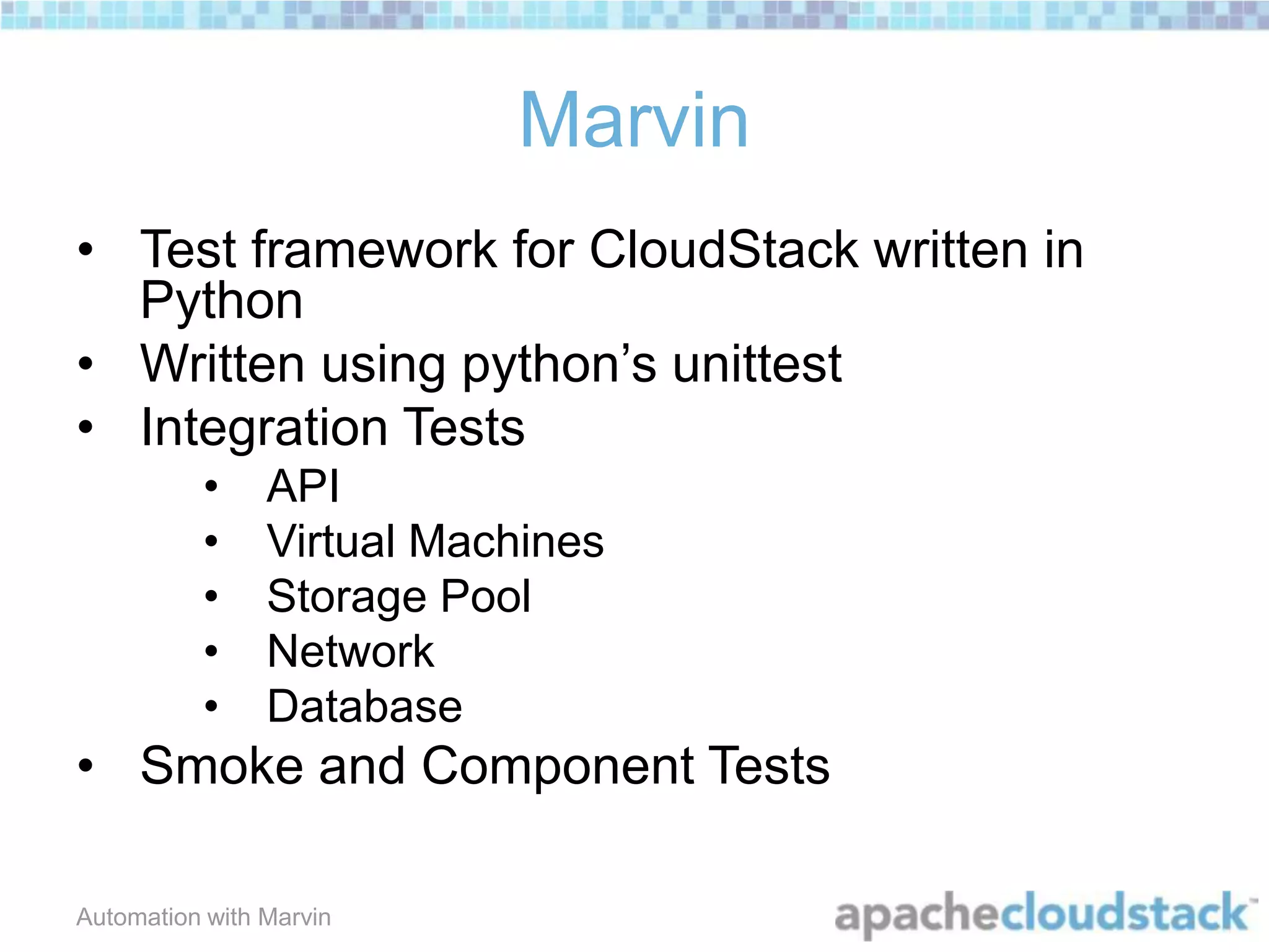 Automation Using Marvin Framework by Sowmya Krishnan | PPTX