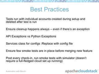 Automation Using Marvin Framework by Sowmya Krishnan | PPTX