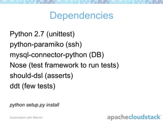 Automation Using Marvin Framework by Sowmya Krishnan | PPTX
