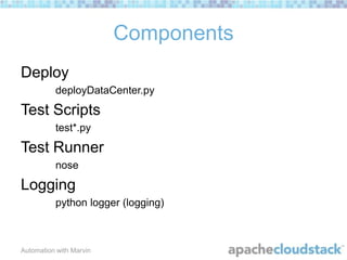Automation Using Marvin Framework by Sowmya Krishnan | PPTX