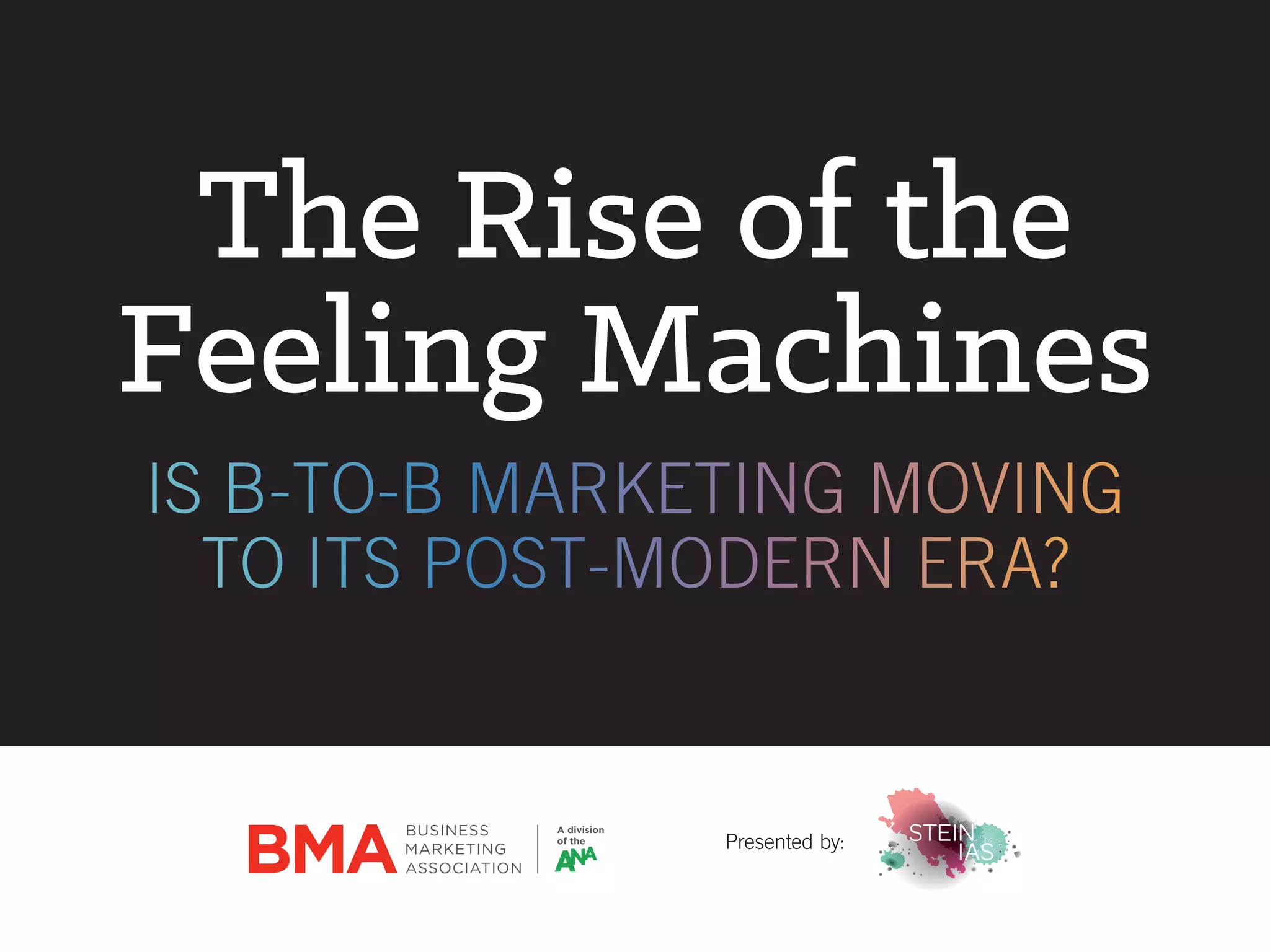 The Rise of the Feeling Machines | PPT