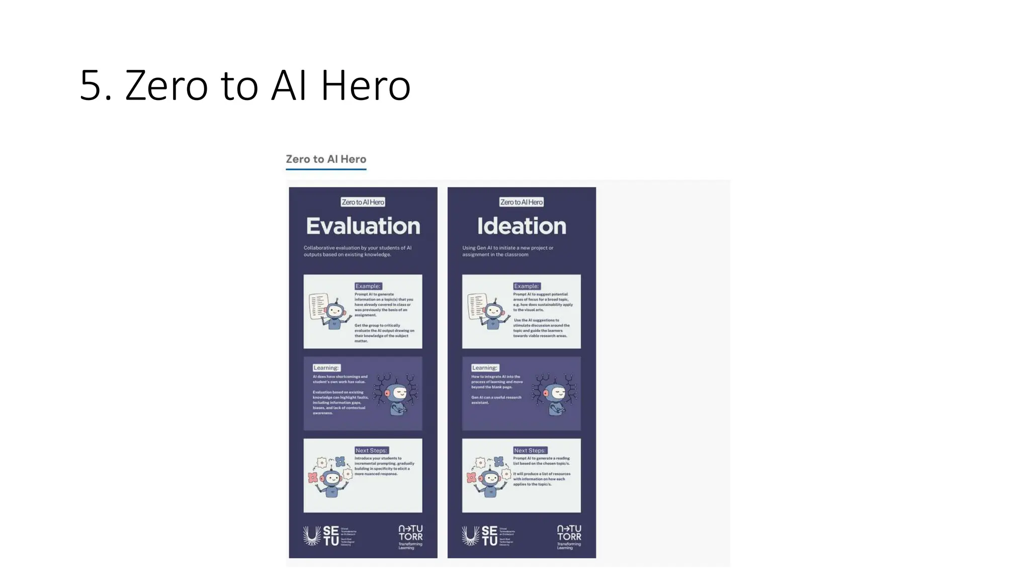 Navigating the AI Educational Landscape: Insights into SETU's Generative AI Staff Hub | PPTX