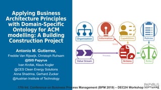 BPM 2019 - DEC2H Workshop | PPT