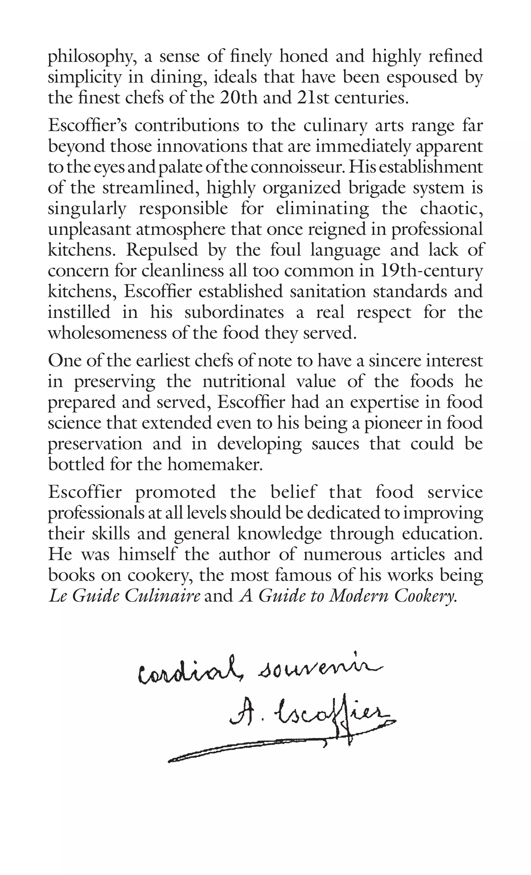 escoffier history | PDF