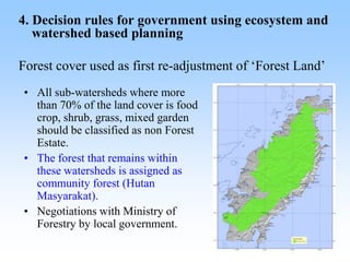 Towards participatory ecosystem-based planning in Indonesia: a case ...