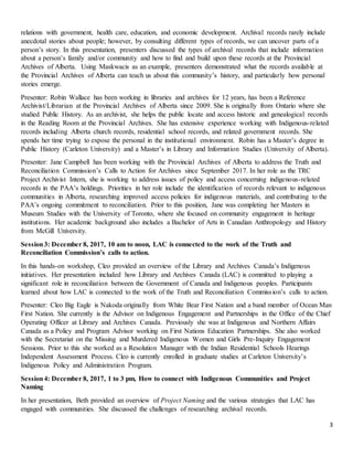 Library and Archives Canada gathering 2017 report | PDF