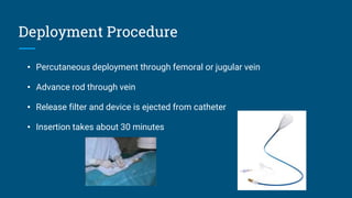 Medical Device Consulting IVC Filter Doucet Shima Trimble | PPT