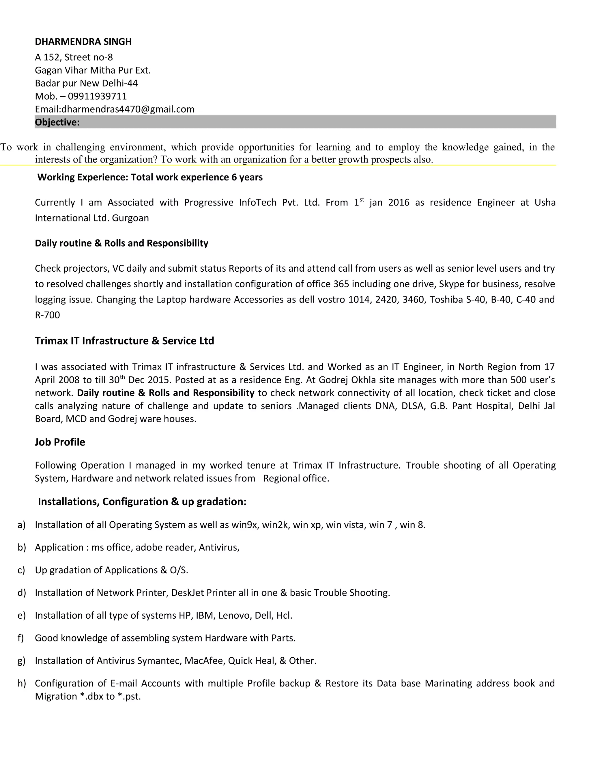 Dharmendra Singh (2) | DOC