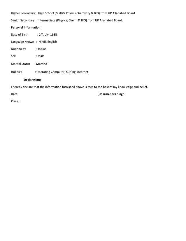 Dharmendra Singh (2) | DOC