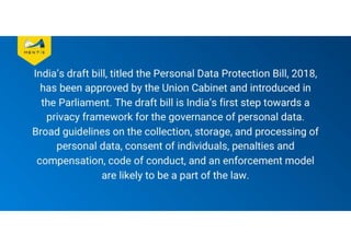 Personal Data Protection Bill | PDF