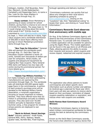 De ca commissary connection | PDF