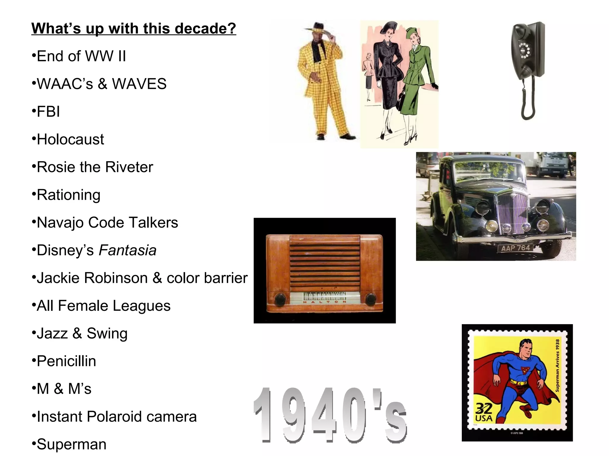 Decade overview ppt | PPT