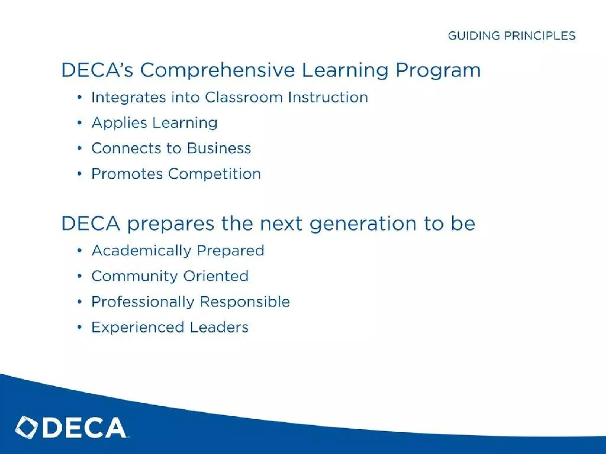 DECA Diamond and Goals Presentation | PPT
