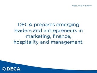 DECA Diamond and Goals Presentation | PPT