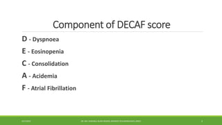 DECAF Score for AECOPD.pptx | Free Download