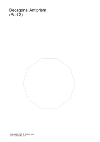 Decagonal antiprism | PDF